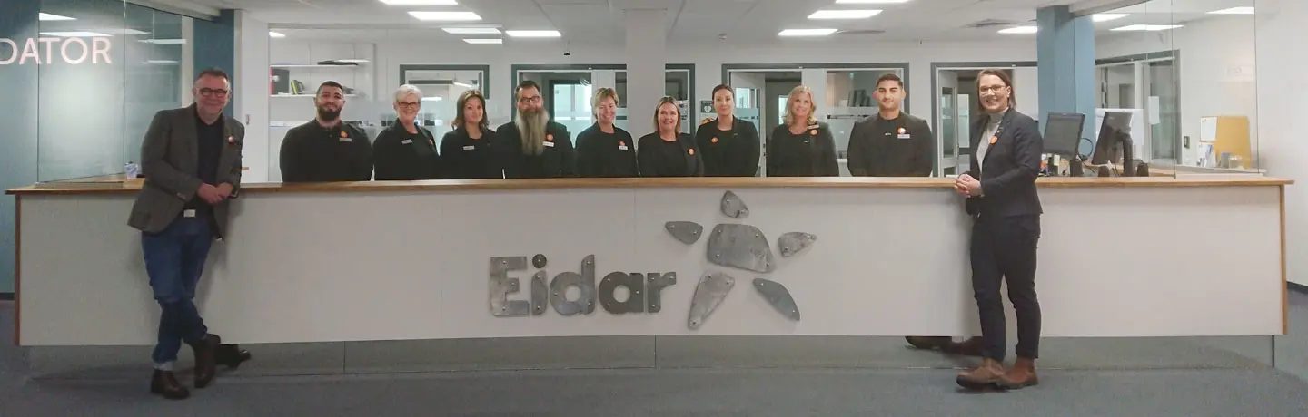 Eidars nya Kundservice tar form | Eidar.se