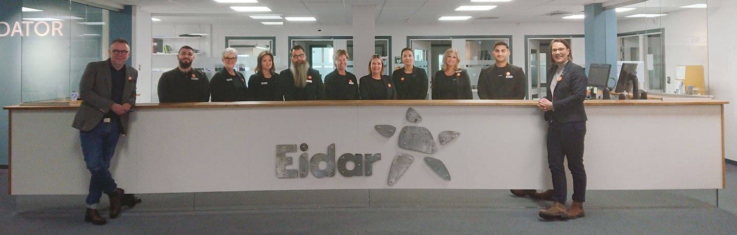 Eidars nya Kundservice tar form | Eidar.se